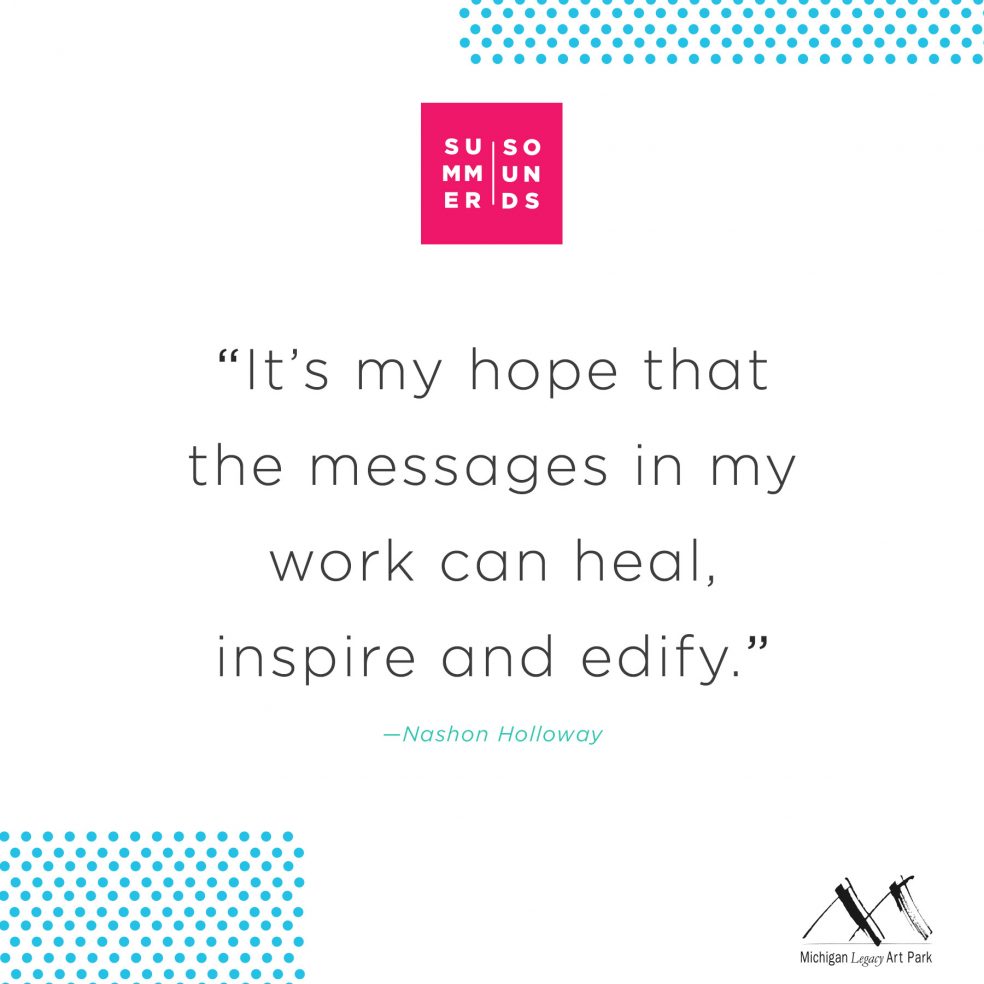 Interview: Meet Nashon Holloway - Michigan Legacy Art Park