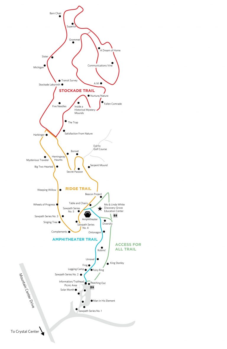Park Map - Michigan Legacy Art Park